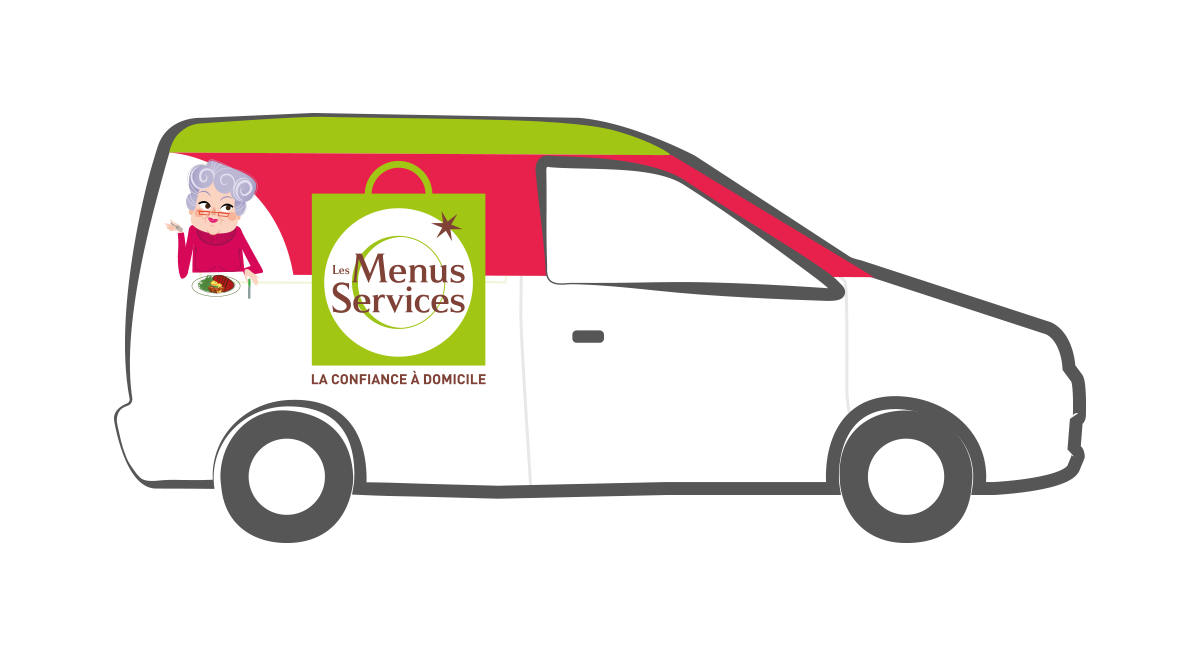 Portage de repas à domicile pour personnes âgées - Les Menus Services